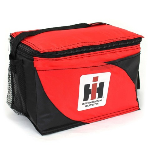 Red & Black International Harvester Ih Logo Lunch Box Obt178 : Target