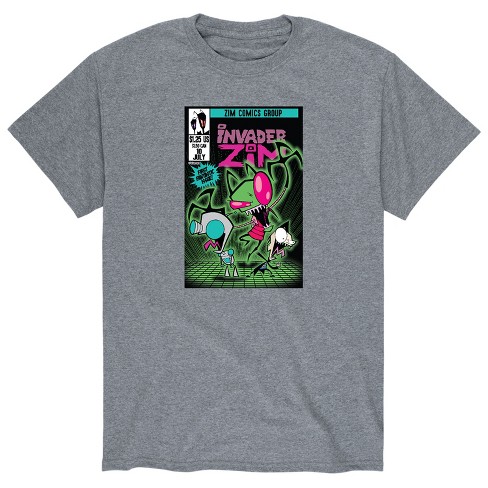 Men's Invader Zim Zim And Gir Short Sleeve Graphic T-shirt - Zim Comics ...
