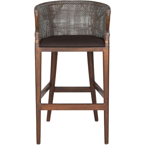 Brando Bar Stool - Dark Brown/brown - Safavieh : Target