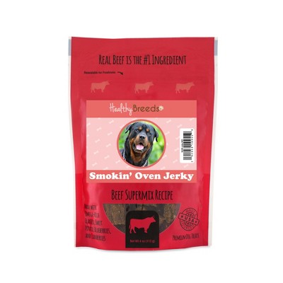 Healthy Breeds Rottweiler Smokin' Oven Beef Supermix Recipe Jerky Dog ...
