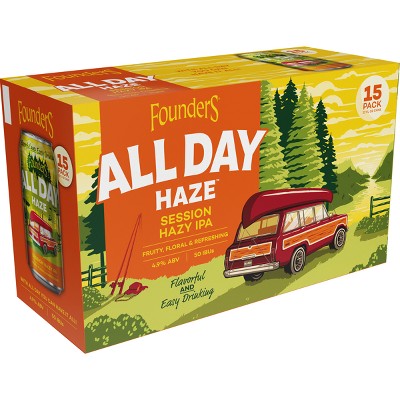 Founders All Day Seasonal Beer- 15pk/12 Fl Oz Cans : Target