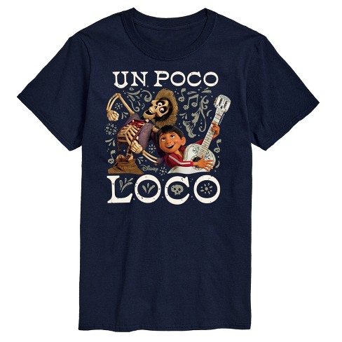 Men's Coco Un Poco Loco Short Sleeve Graphic T-shirt - Navy - Large ...