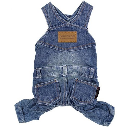 Parisian Pet 'denim Overalls' – Durable And Trendy Pet Overalls For ...