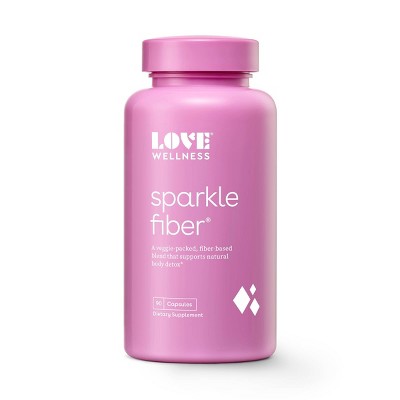 Love Wellness Sparkle Fiber Vegan Supplements For Easier Digestion ...