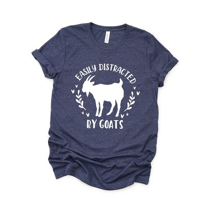 Simply Sage Market Women's Easily Distracted By Goats Short Sleeve ...