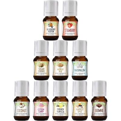 Good Essential Fruity Fruits Fragrance Oil Set Pack Of 10 - 5ml ...