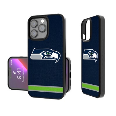 Keyscaper Seattle Seahawks Stripe Bump Cell Phone Case For Iphone 16 ...