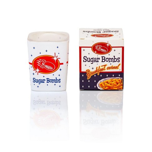 Just Funky Fallout Sugar Bombs Breakfast Cereal Square Shot Glass | 2 ...