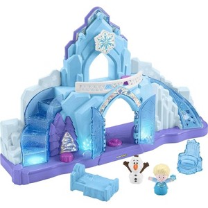 Fisher-Price Little People Toddler Toy Disney Frozen Elsa’s Ice Palace ...