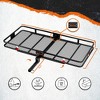Mockins 70"x30"x6" Xxl Trailer Hitch Cargo Carrier Hitch Mount | 500lbs ...