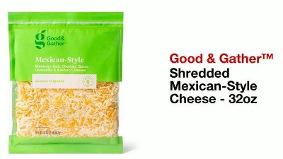 Shredded Mexican-style Cheese - 32oz - Good & Gather™ : Target