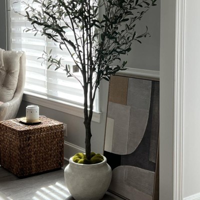 93" Artificial Olive Tree - Threshold™ Designed With Studio Mcgee: No ...