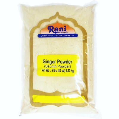 Ginger (adarak) Ground - 80oz (5lbs) 2.27kg - Rani Brand Authentic ...