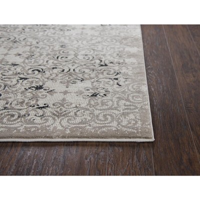 Alora Decor Power Loomed Cut Pile Polypropylene Rug, 5'3" X 7'6" : Target