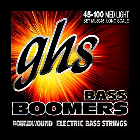 Ghs Ml3045 Boomers Medium Light Electric Bass Strings : Target