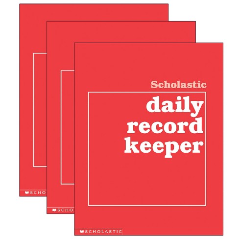 Scholastic Teacher Resources Scholastic Daily Record Keeper, Pack Of 3 ...