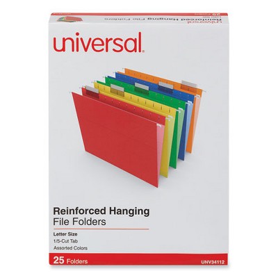 U Brands 6ct Hanging File Folders Natural Contours : Target