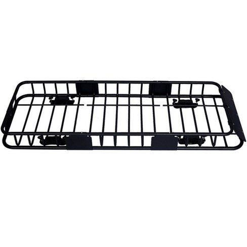Universal Roof Rack Cargo Carrier Basket Rooftop Luggage Holder Carrier ...