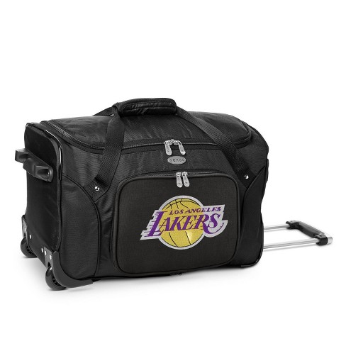 Nba Los Angeles Lakers Mojo 22" Rolling Duffel Bag : Target
