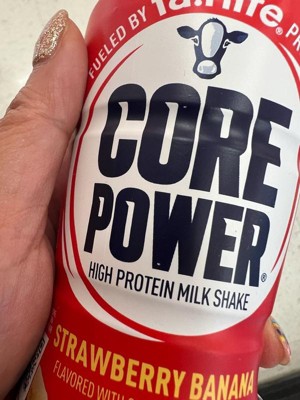 Core Power Strawberry Banana 26G Protein Shake - 14 fl oz Bottle : Target
