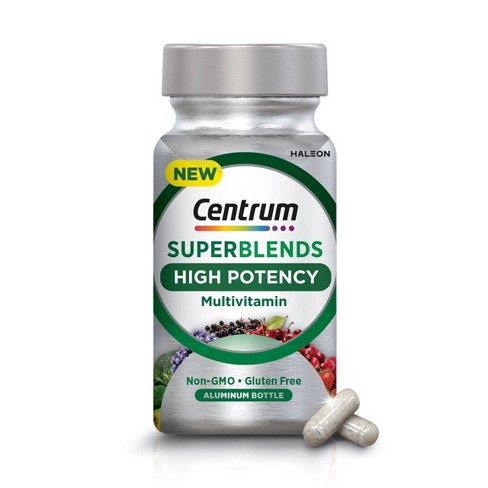 Centrum Superblends High Potency Multivitamin In Aluminum Bottle - 60ct ...