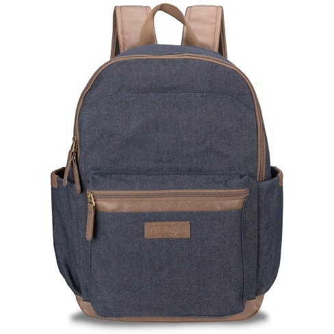 Wrangler Powell Backpack For Travel Classic Logo Water Resistant Casual ...