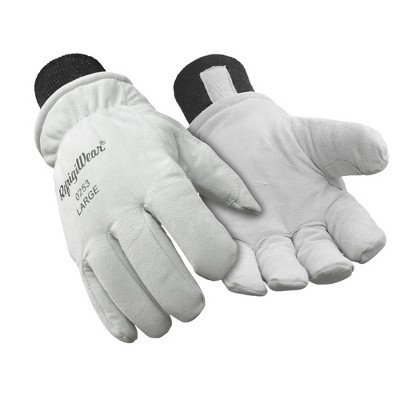 Refrigiwear Warm Fiberfill Insulated Tricot Lined Goatskin Leather Work ...