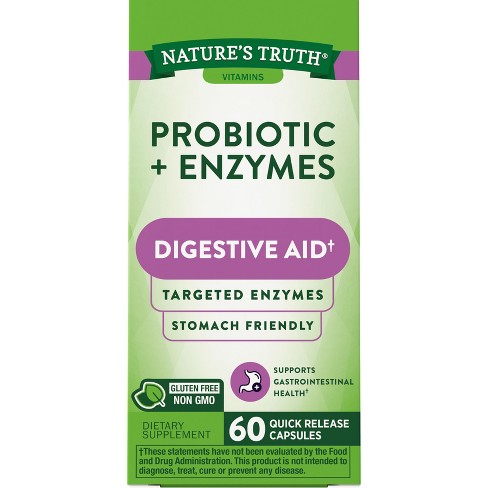 Nature's Truth Probiotics With Enzymes | 60 Capsules : Target