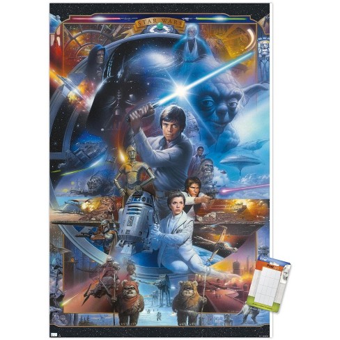 Trends International Star Wars: Original Trilogy - Collage Unframed ...