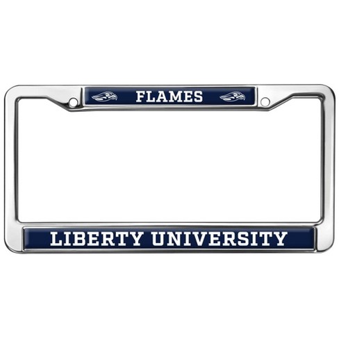 Liberty University Flames Full Size Standard License Plate Metal Frame ...