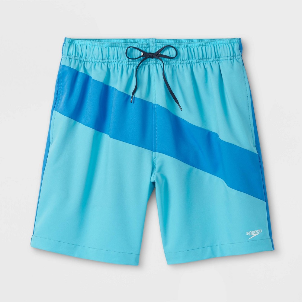 UPC 027556590748 - Speedo Men's 7.5" Volley Blue Atoll Colorblock Swim ...