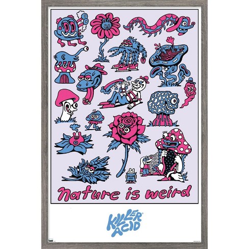 Trends International Killer Acid - Nature Is Weird Framed Wall Poster ...