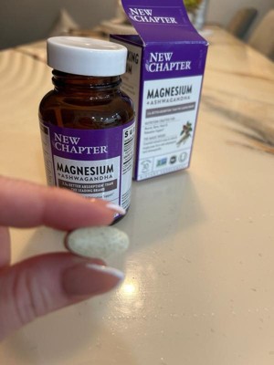 New Chapter Magnesium + Ashwagandha For Muscle & Relaxation Support ...