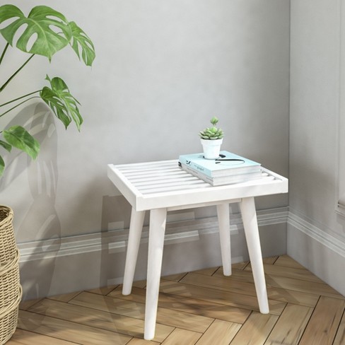 Plank+beam Entryway Bench, Wooden End Of Bed Bench For Bedroom, Hallway ...