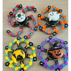 Joyfy Halloween Fidget Spinners, 4 Pack Transformable Fidget Spinners ...