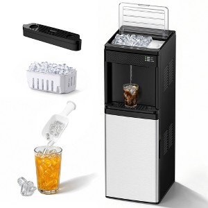 Simzlife Water Dispenser with Ice Maker, Bottom-Loading, 33 Lbs Bullet ...