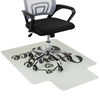 Mind Reader Office Chair Mat For Carpet, Under Desk Protector, Carpet ...