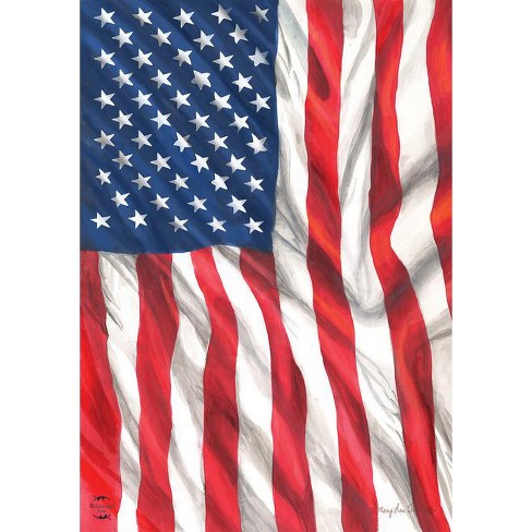 American Flag Waving Patriotic Garden Flag Usa 18" X 12.5" Briarwood ...