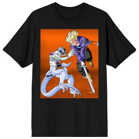 Dragon Ball Z Trunks And Frieza Character Group Black Graphic Tee-5xl ...
