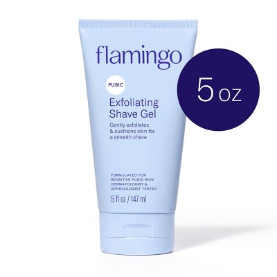 Flamingo Pubic Exfoliating Shave Gel - 5oz : Target