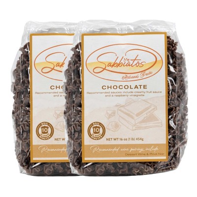 Sabbiatos 16 oz Chocolate Gigli Noodles - Pack of 2 : Target