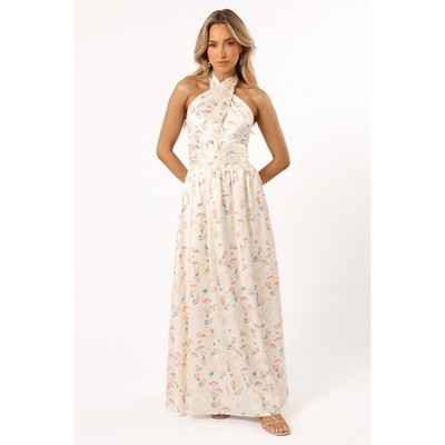 Allora Halter Dress - Yellow Floral S : Target