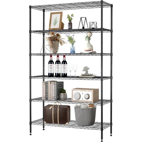Fdw Wire Shelving Unit Heavy Duty Storage Rack Metal Shelf Garage ...