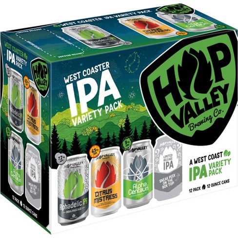 Hop Valley West Coaster Ipa Mixer - 12pk/12 Fl Oz Cans : Target