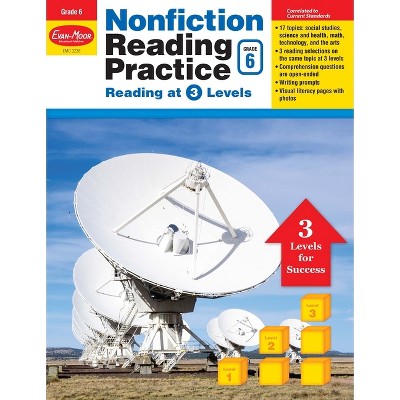 Nonfiction Reading Practice, Grade 6 Teacher Resource - By Evan-moor ...