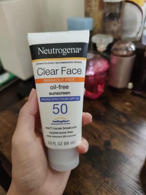 Neutrogena Clear Face Sunscreen Lotion, Spf 50, 3oz : Target