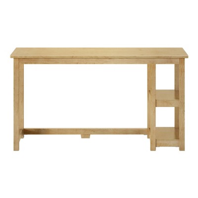 Max & Lily Solid Wood Desk, 40 Inch, Natural : Target