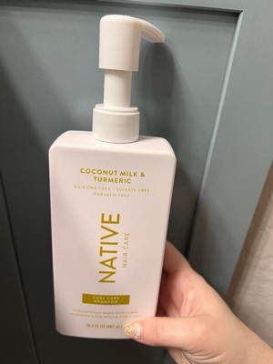 Native Coconut Milk & Turmeric Curl Care Shampoo Sulfate, Paraben, And ...