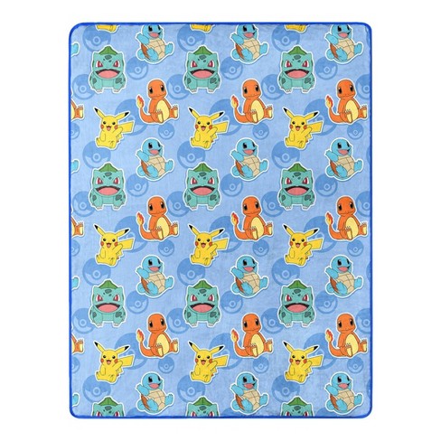 40"x50" Pokemon Silk Touch Kids' Throw Blanket And Hd Hugger : Target