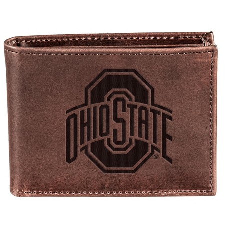 Evergreen Ohio State University Crazy Horse Collection Bi-fold Wallet ...